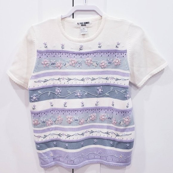 Alfred Dunner | Sweaters | Alfred Dunner Short Sleeve Sweater | Poshmark